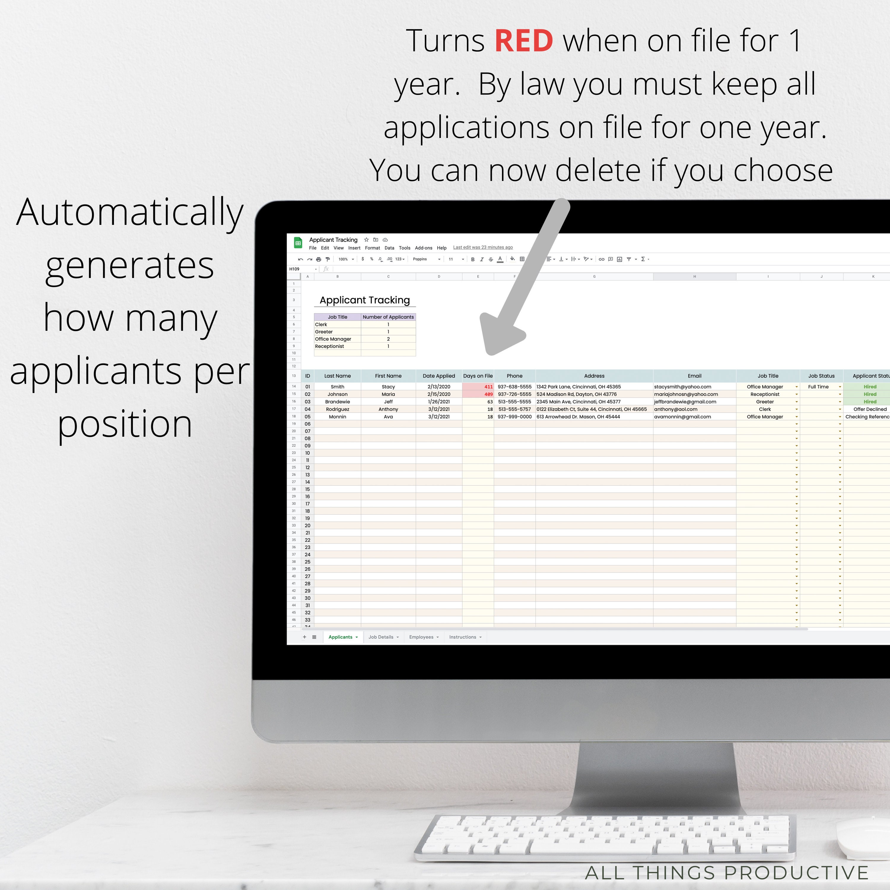 Small Business, Resume Tracker, Applicant Tracking System, Job ...