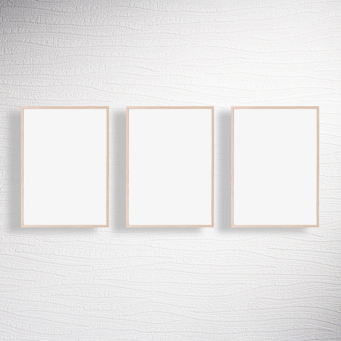 Three Vertical Frames Mock Up, Modern Mockup, Artwork Mockup ...