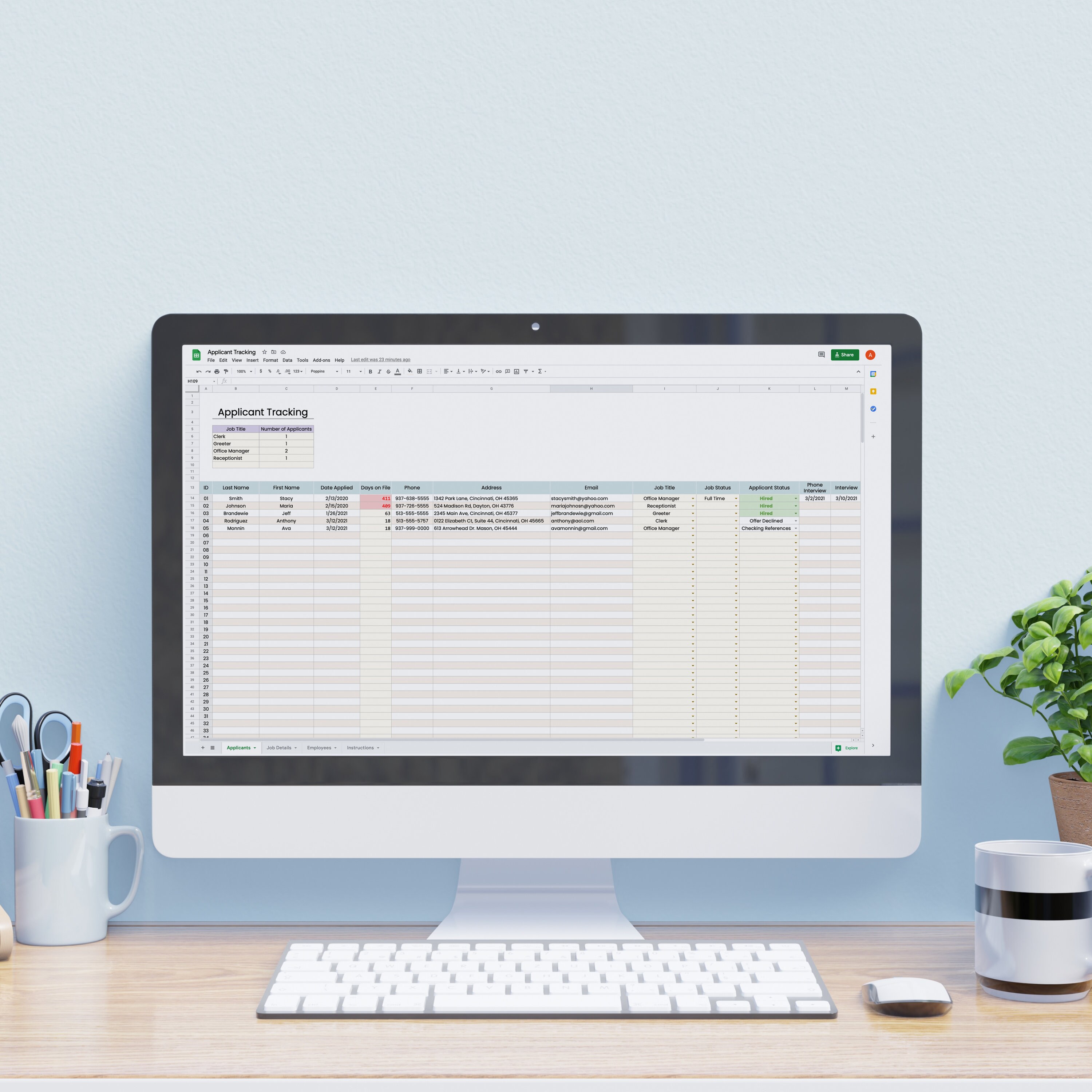 Small Business, Resume Tracker, Applicant Tracking System, Job ...