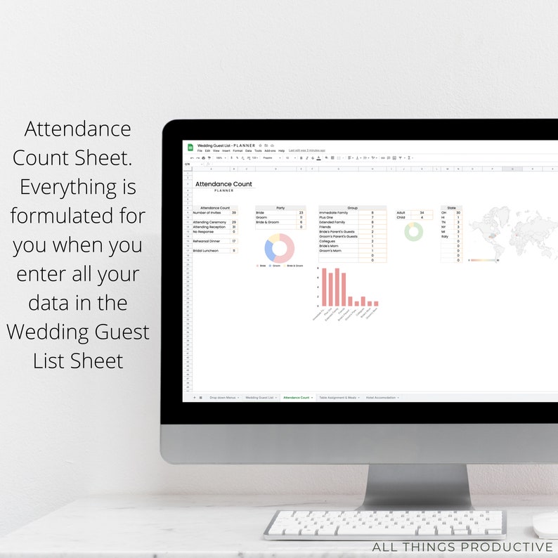Wedding Planner, Organization, Guest List Tracker, Wedding Organizer ...