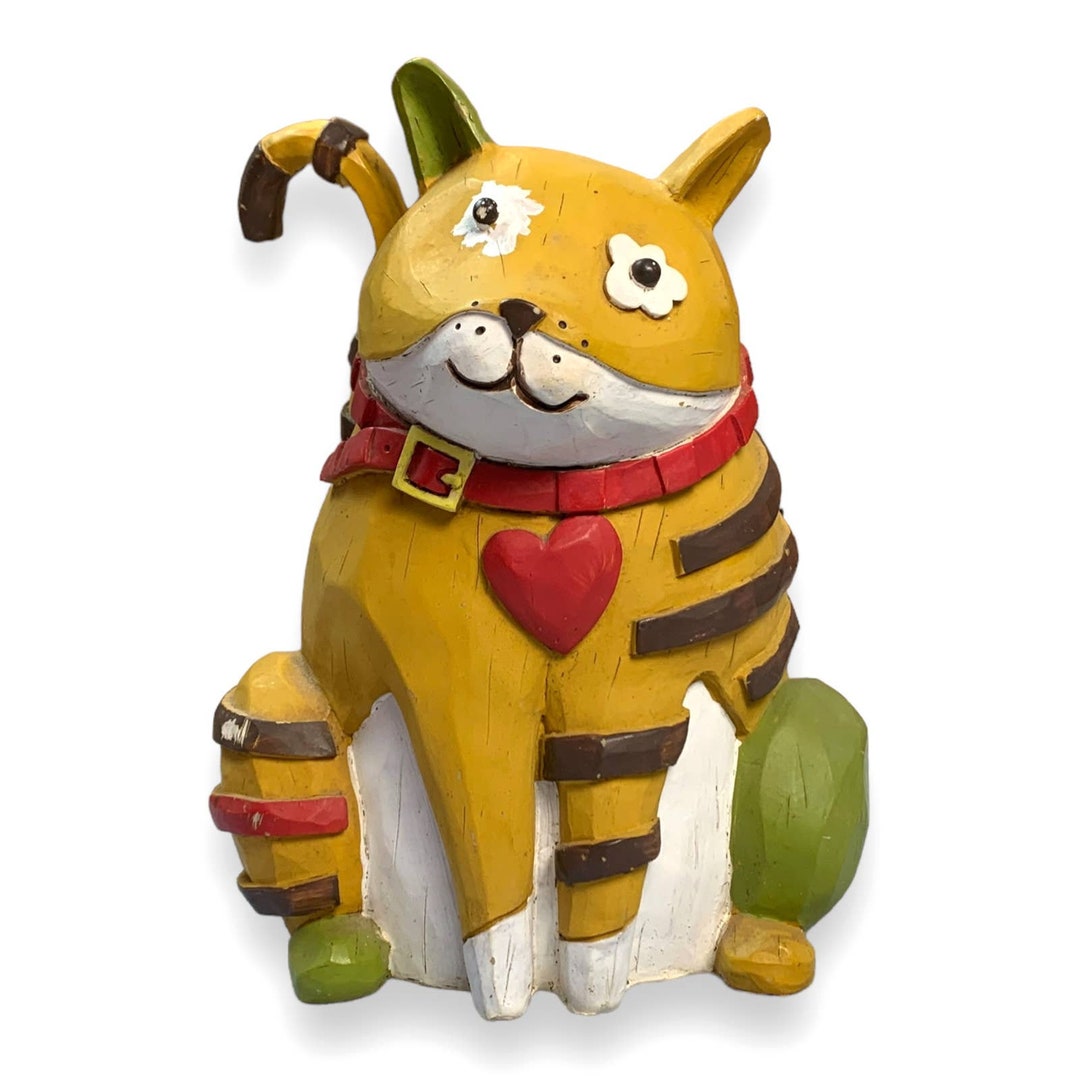 Vintage Y2K Grandma Mabel Large Cat Figurine/cats Lover Gift/ Home ...