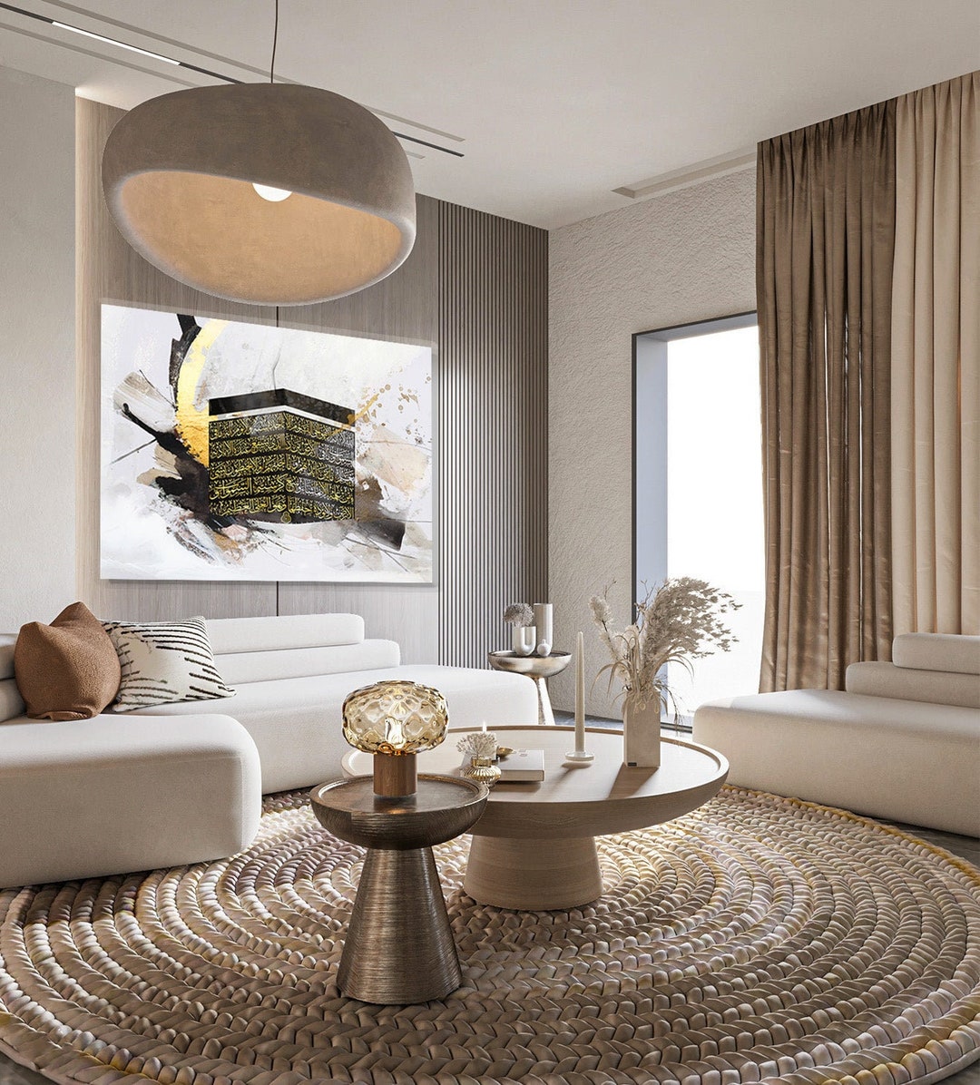 Abstract Kaaba Islamic Wall Design Muslim Wall Art Ramadan - Etsy Canada