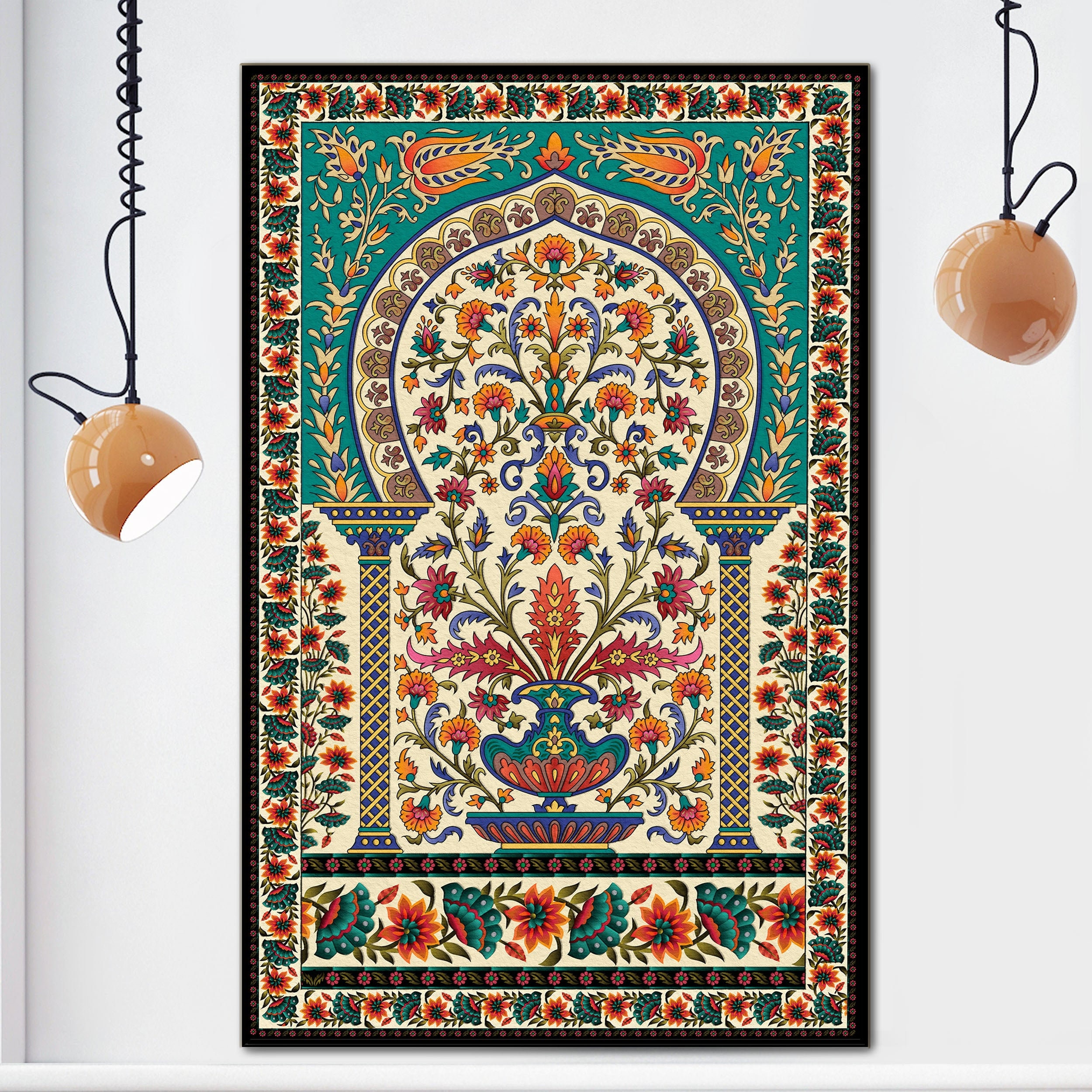 Isfahan-persian Wall Art Antique Vintage Wall Art Print | Etsy