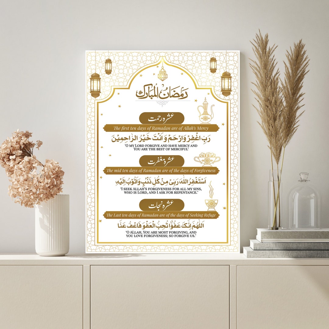 Ashra 3 Stages of Ramadan Duas Prayer, Fasting Duas, Opening Closing ...