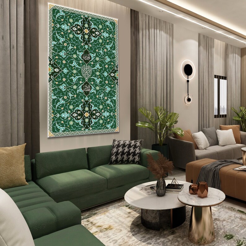 Shahada La Ilaha Illa Allah Dihkr Emerald Green 2022 Color - Etsy