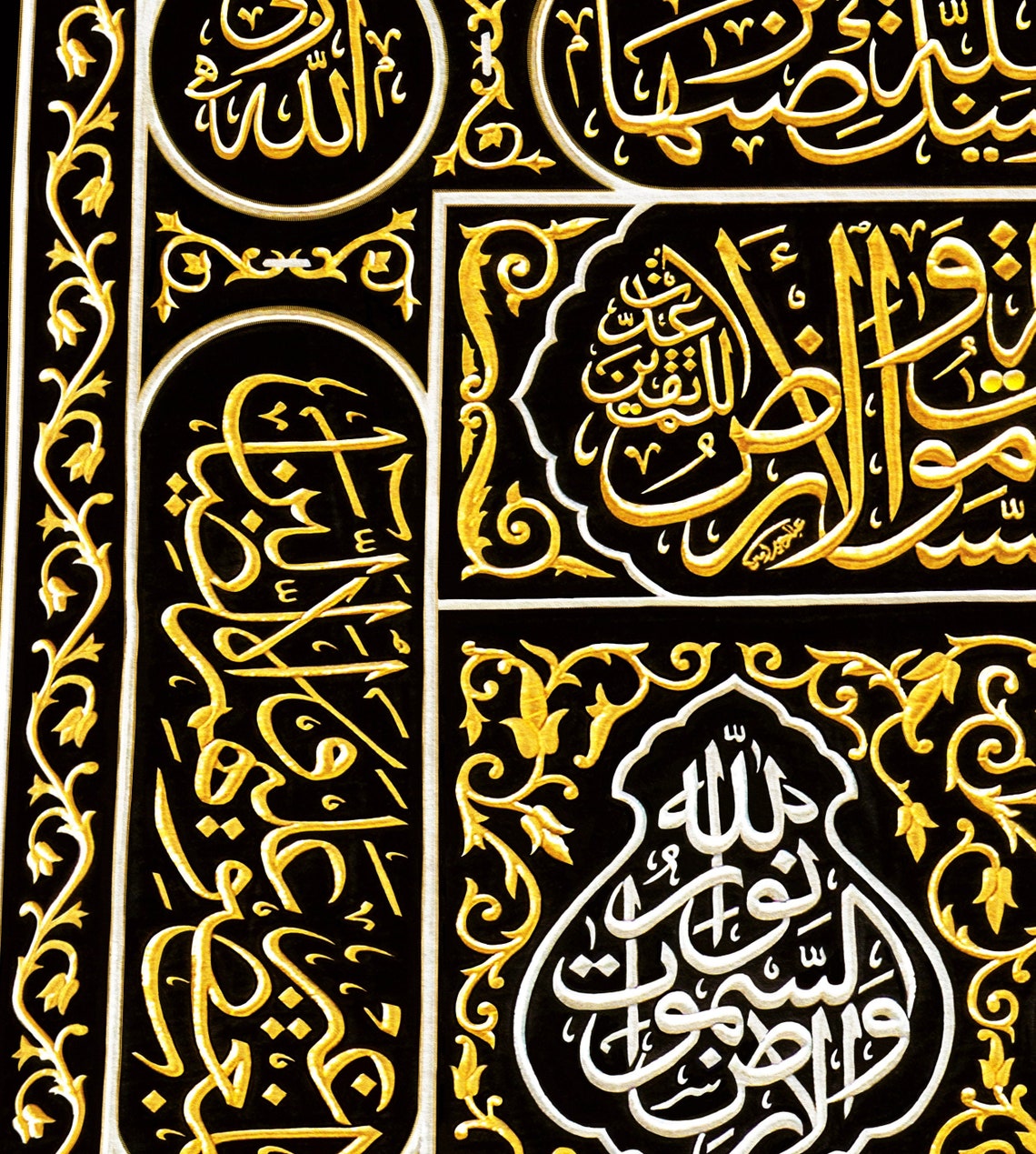 Multazim Kaaba Door Wall Art Kiswa Kabah Canvas Print - Etsy