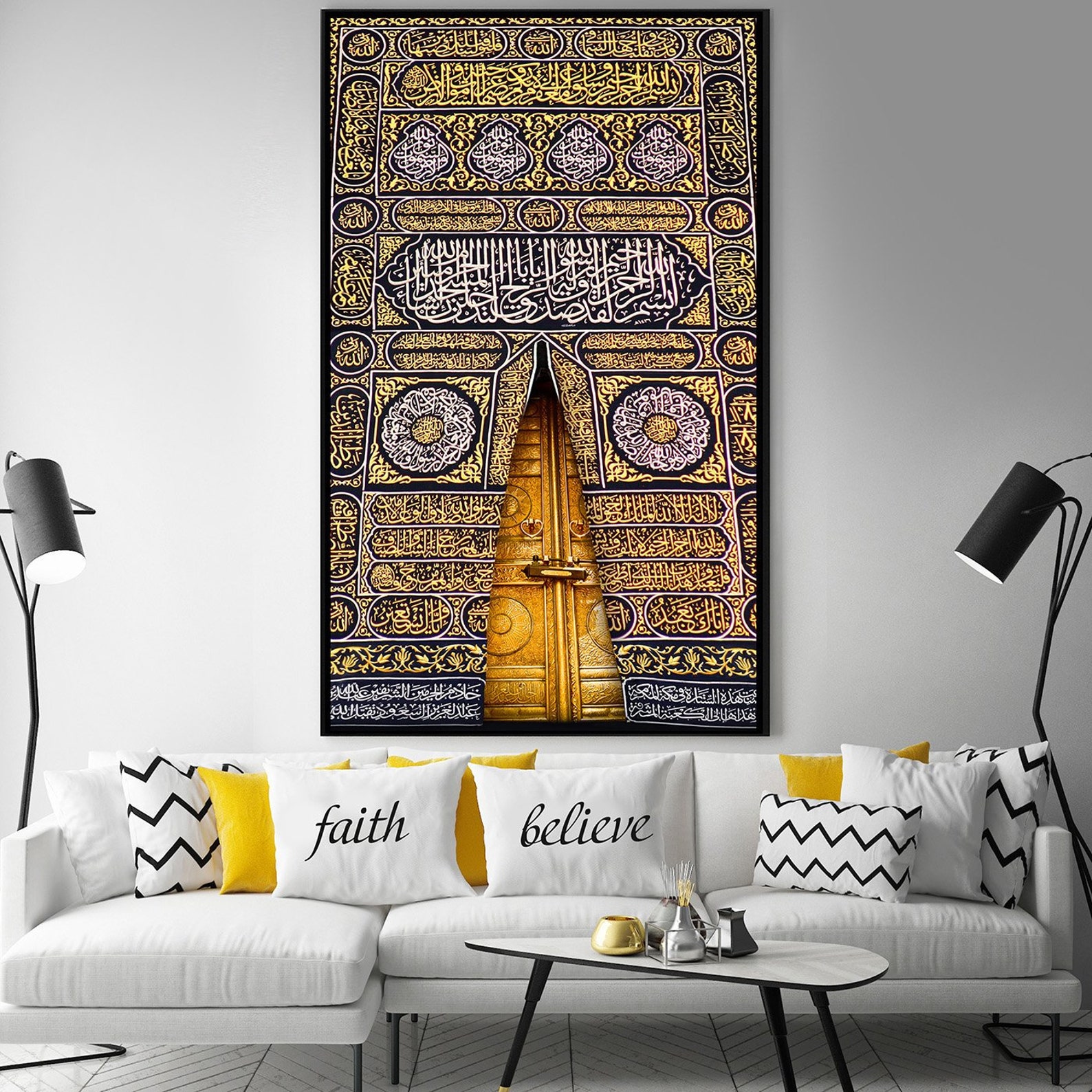 Door Kabah Islamic Wall Art Kaaba Door Kaba Decal Islamic - Etsy