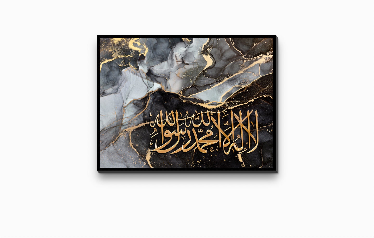 1st Qalma Shahada kalima Islamic Wall Art Modern Arabic - Etsy Canada