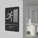 Emergency Exit Sign With Braille | Office Safety | Organizational ...