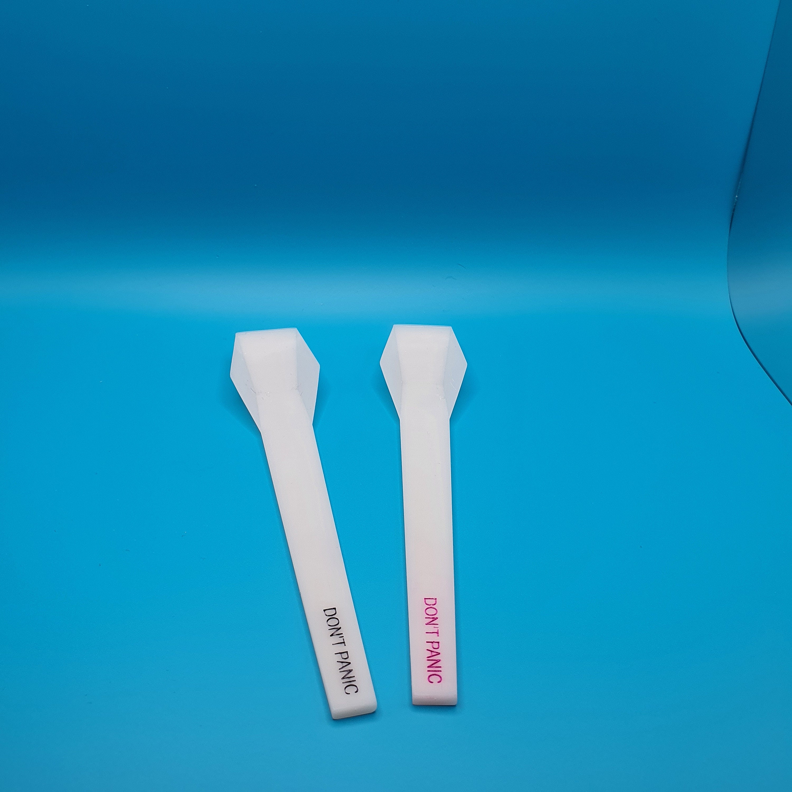 Tesla Cyber Spoon Cybertruck Inspired 'don't Panic' - Etsy