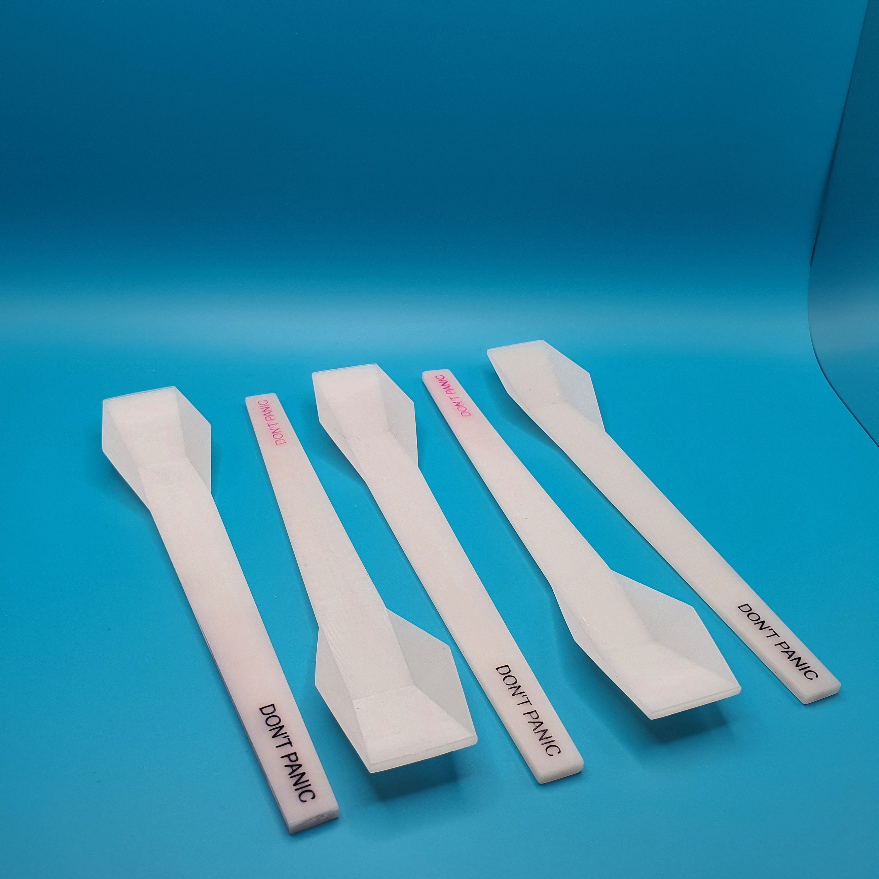 Tesla Cyber Spoon Cybertruck Inspired 'don't Panic' - Etsy