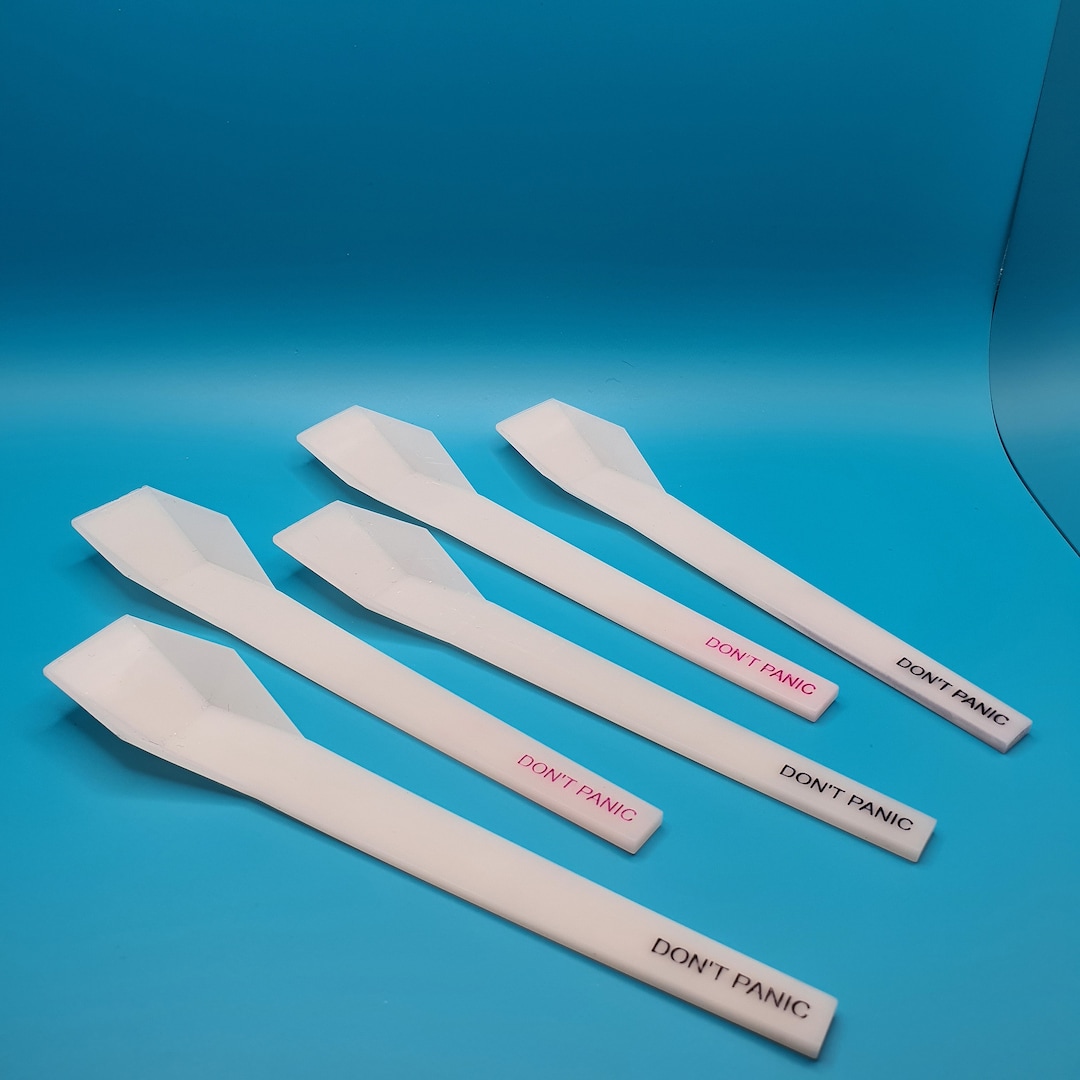 Tesla Cyber Spoon Cybertruck Inspired 'don't Panic' - Etsy