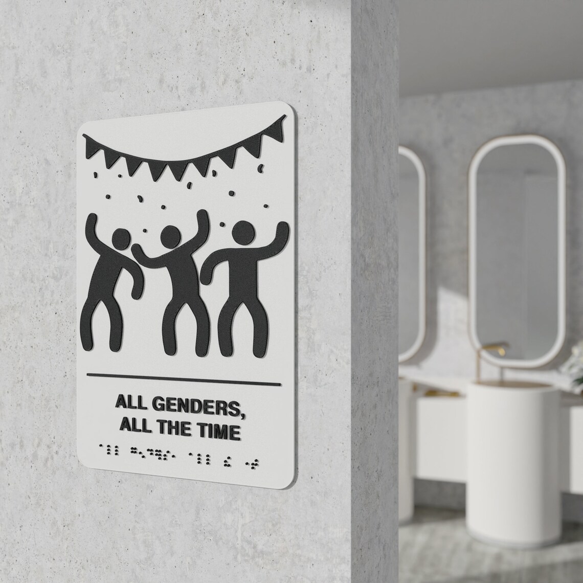 All Genders, All the Time | All Inclusive Gender Neutral Restroom ...
