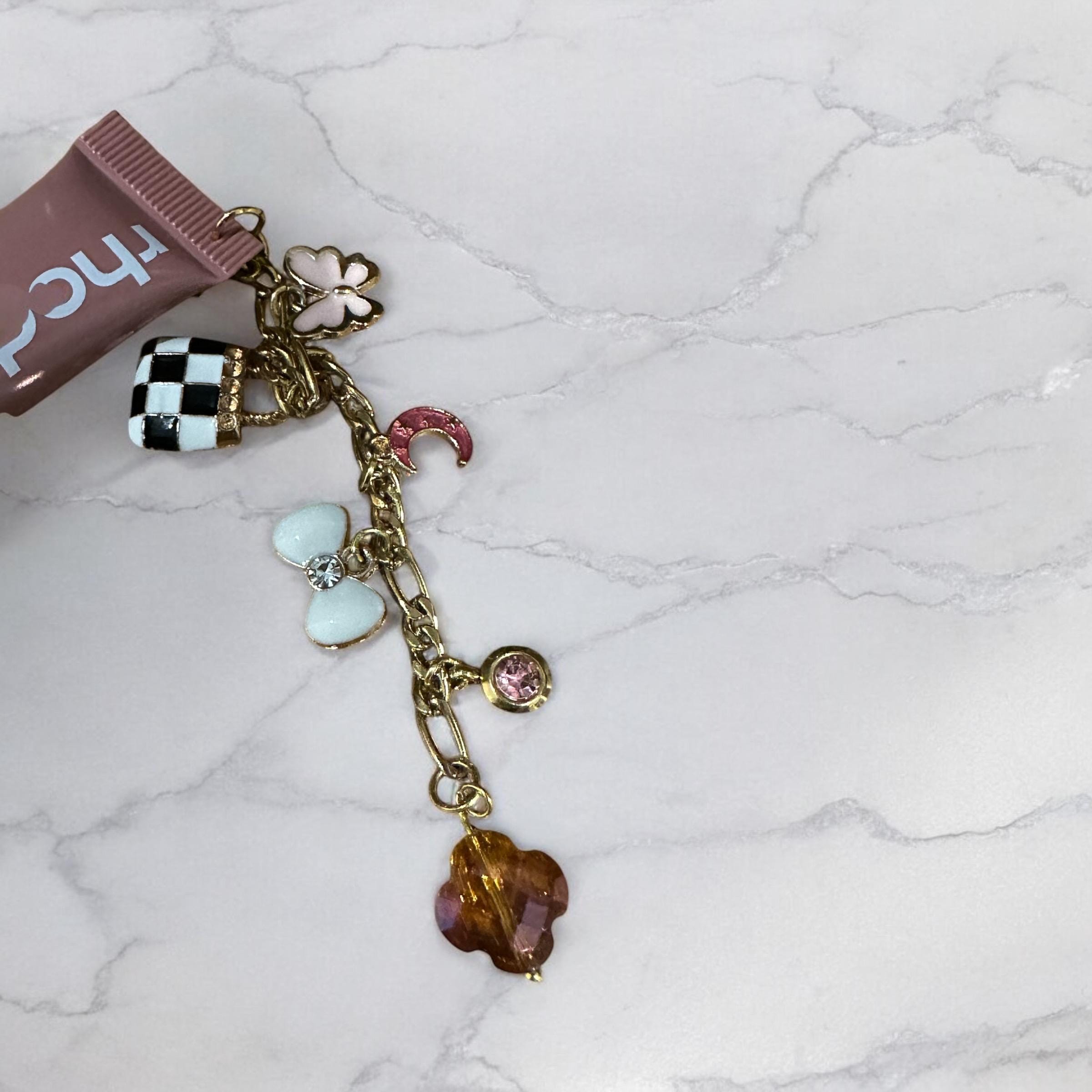 Lip Gloss Beaded Charms + Lip Gloss - Etsy