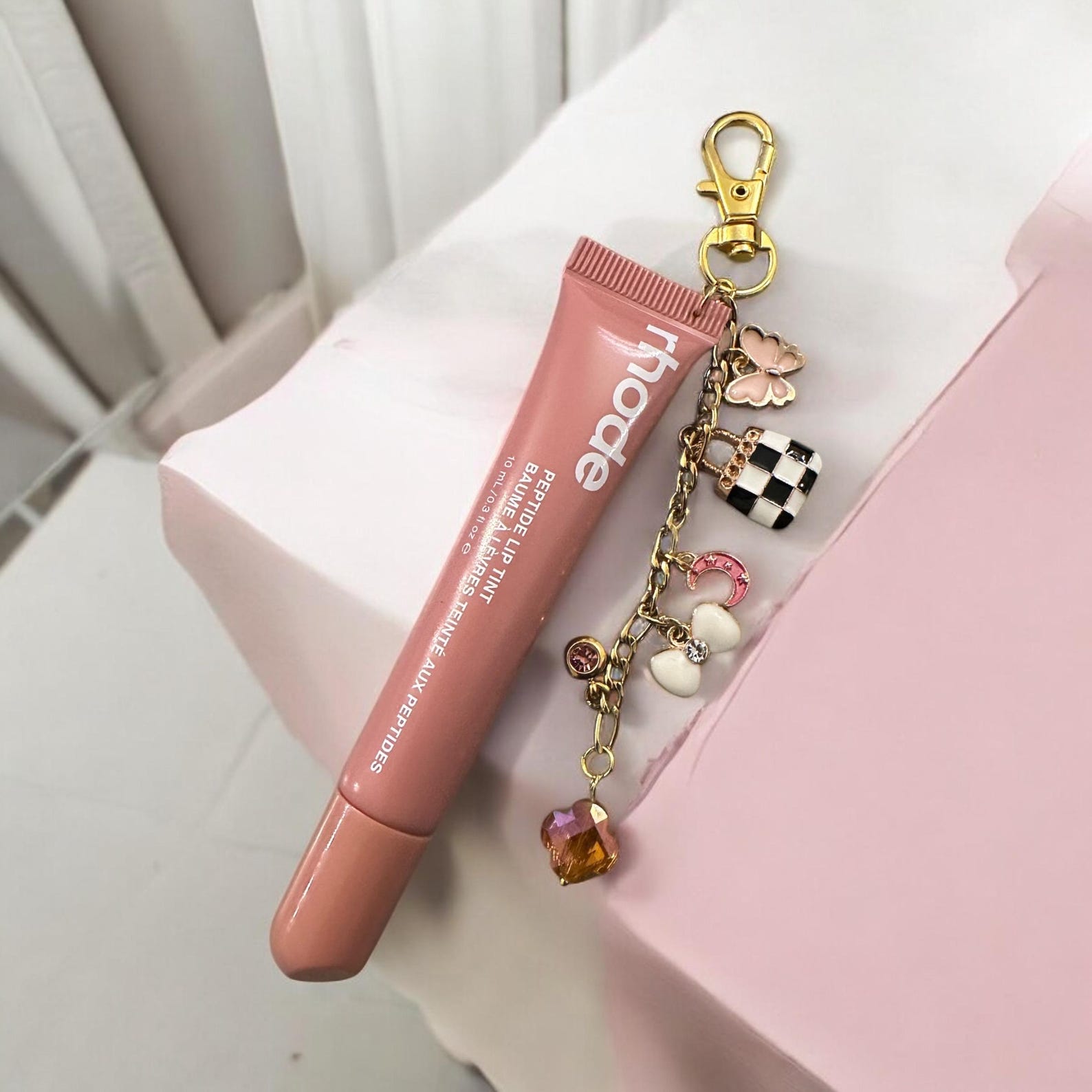 Lip Gloss Beaded Charms + Lip Gloss - Etsy