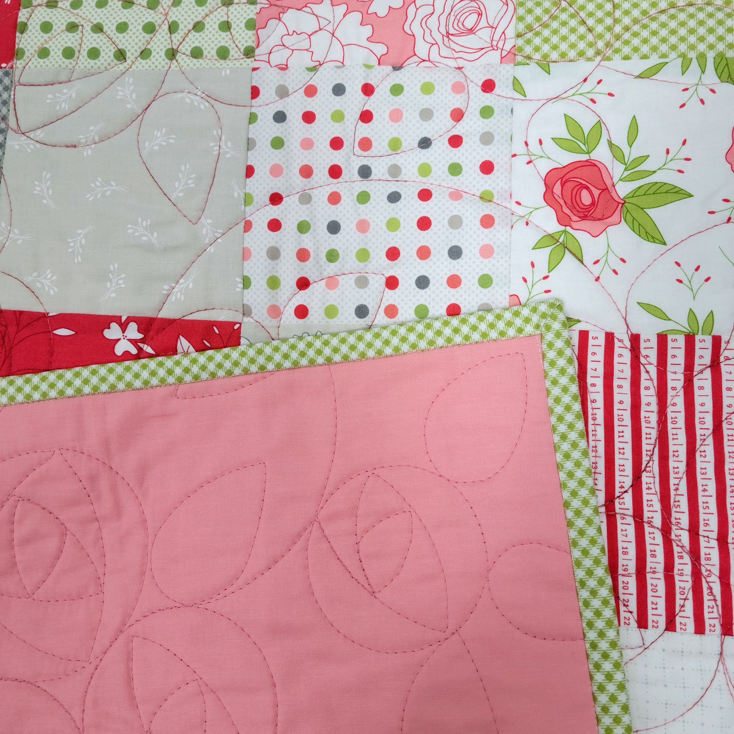 Spring Flowers Print Quilt, Summer Patchwork Quilt, Floral Quilted ...