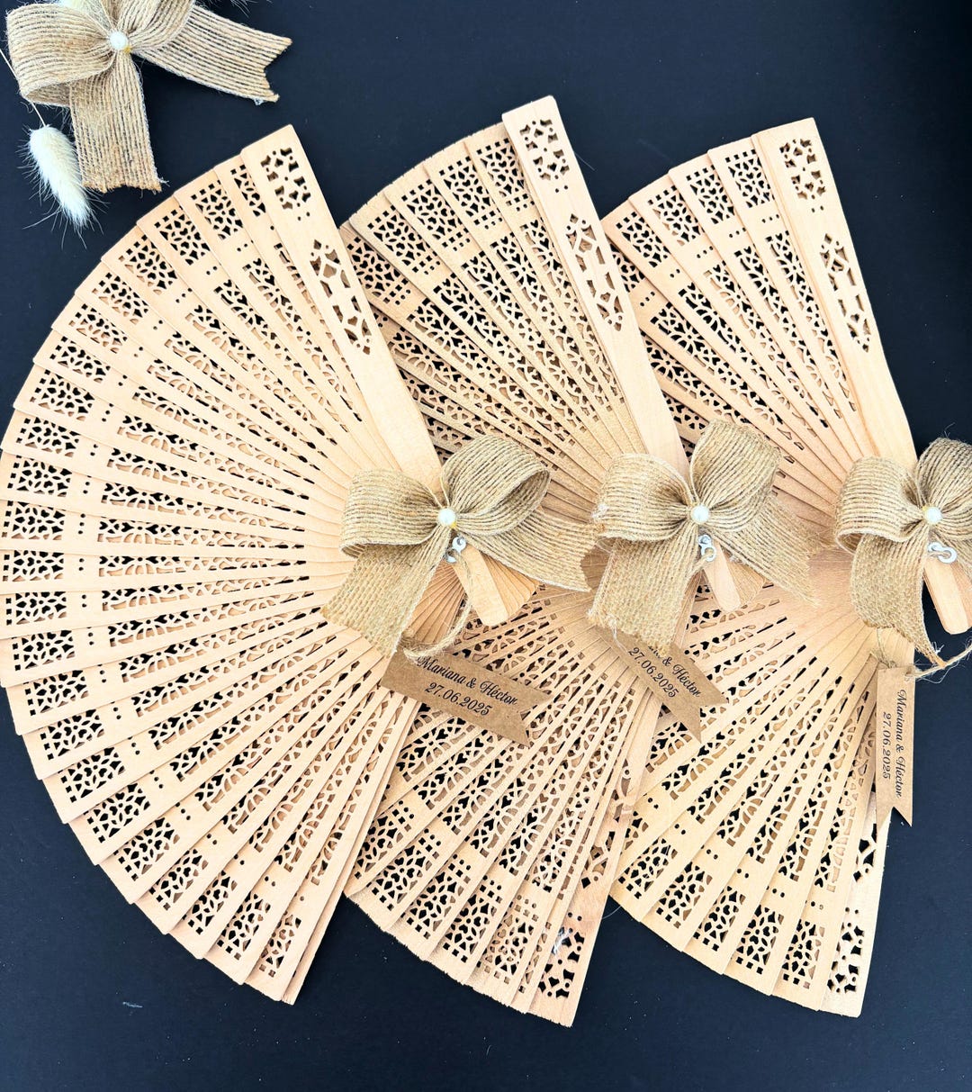 Bulk Wedding Fans, Rustic Fans Wedding Favors, Fan Personalized ...