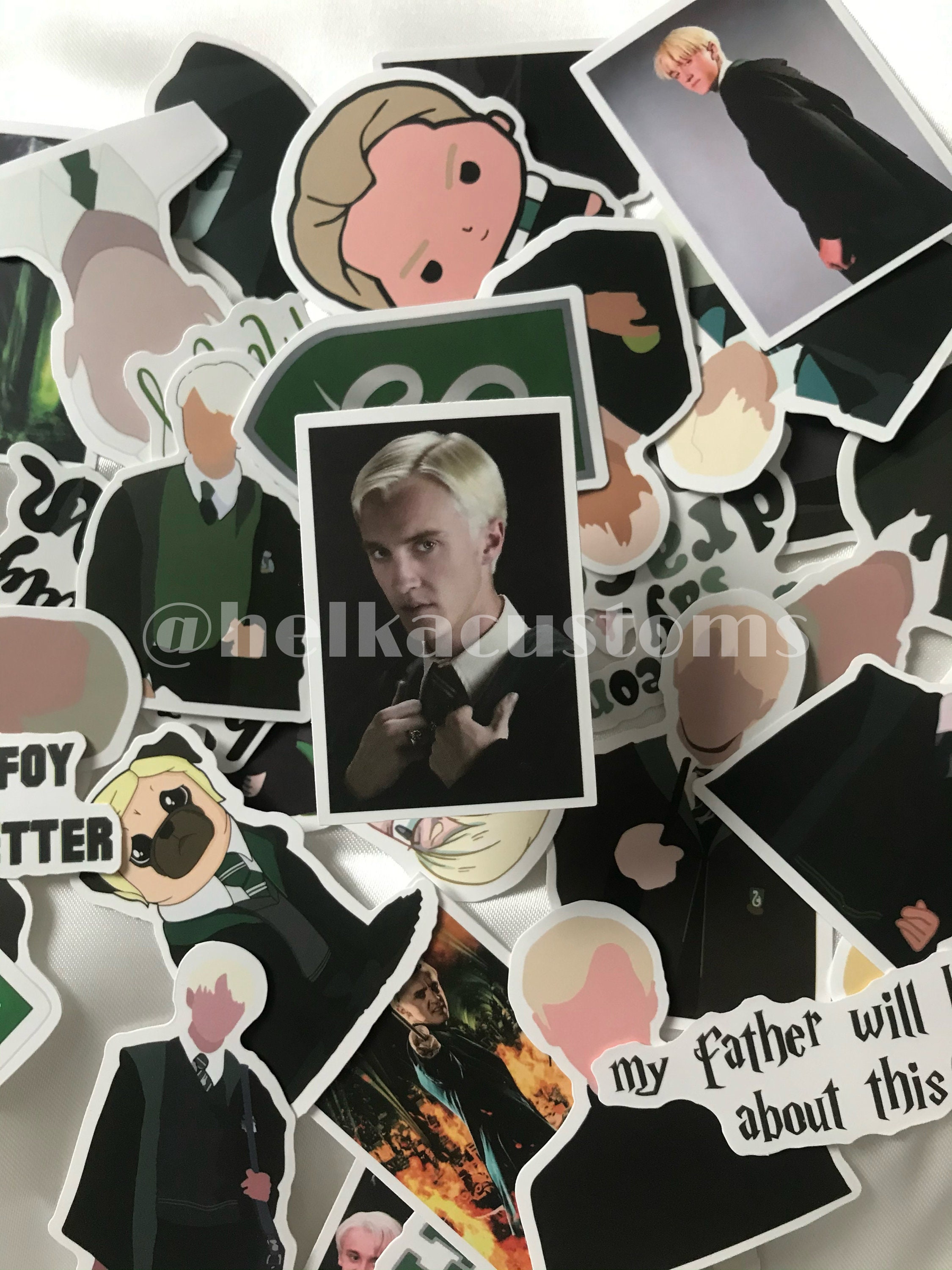 Draco Malfoy Stickers 5 Random Pcs, Stickers, Draco Malfoy - Etsy