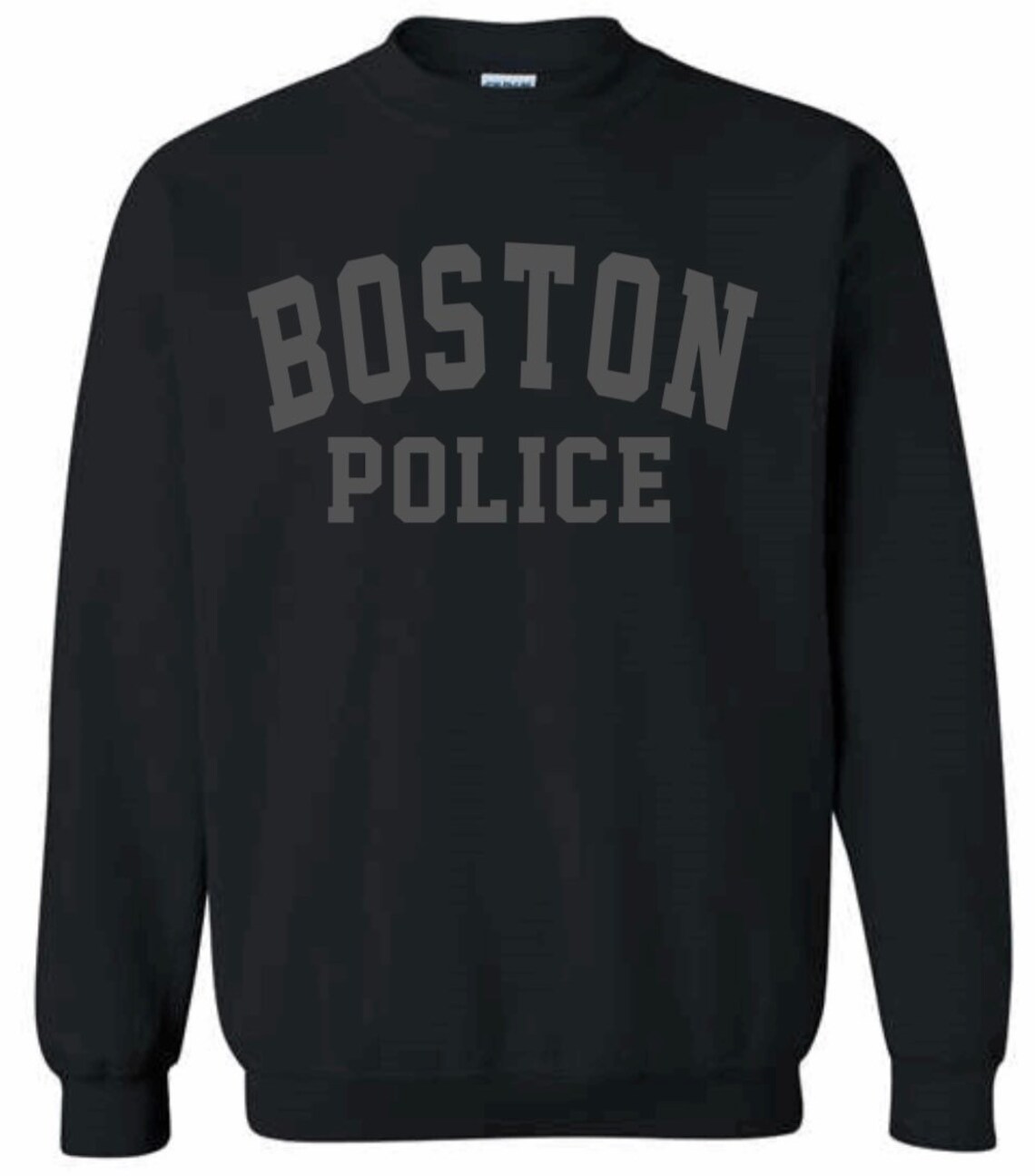 Boston Police Crewneck - Etsy