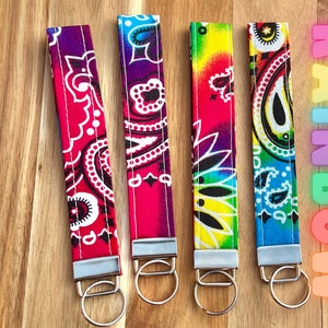 Bandana Keychains, Key Accessories, Wristlet Lanyard Car Accessories ...