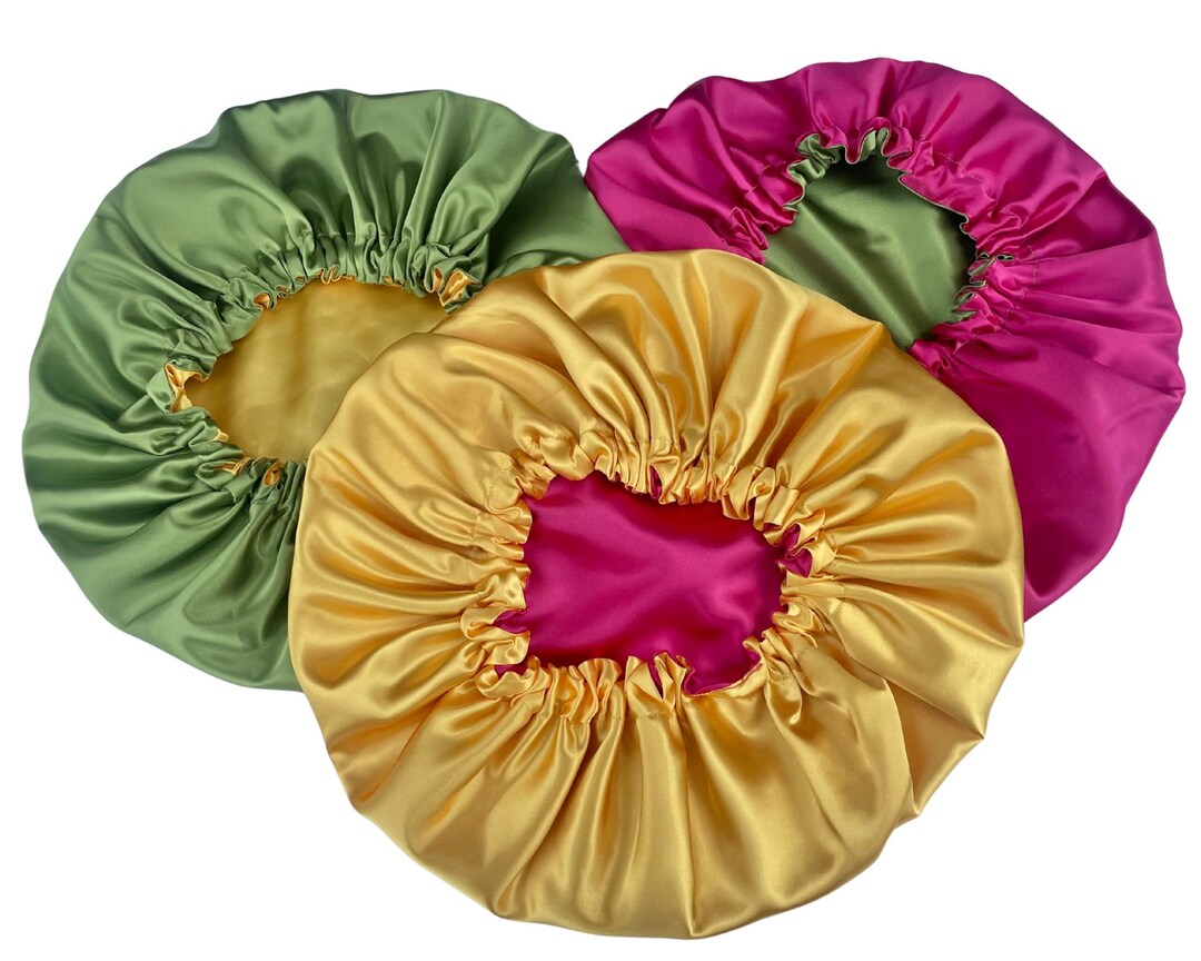 Luxury Bonnets, Two Toned Bonnet, Custom Bonnets, Satin Bonnets ...