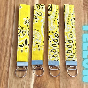 Bandana Keychains, Key Accessories, Wristlet Lanyard Car Accessories ...
