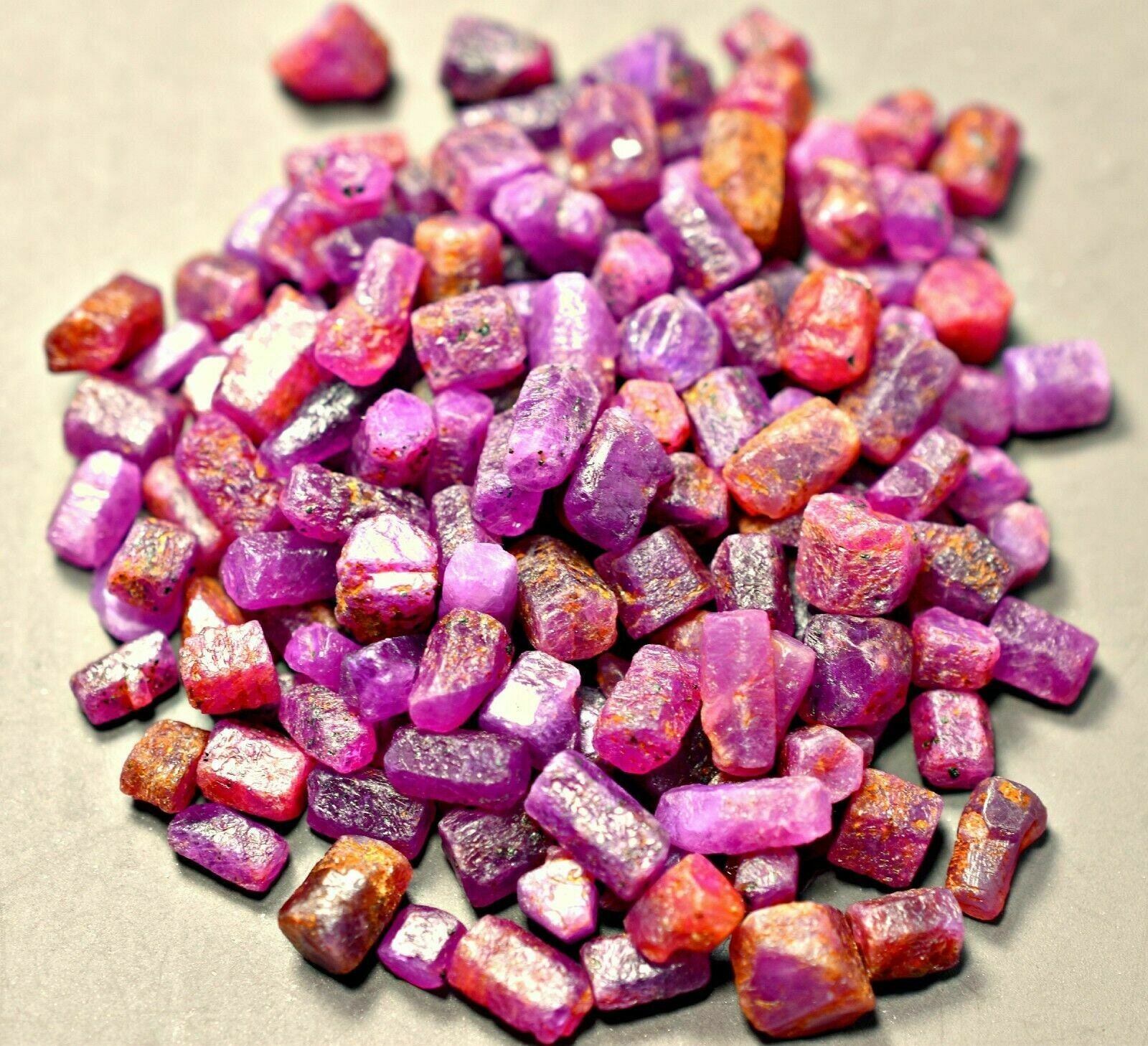 100 Gm Natural Red Ruby Crystals, Rough Lot - African Ruby - Etsy