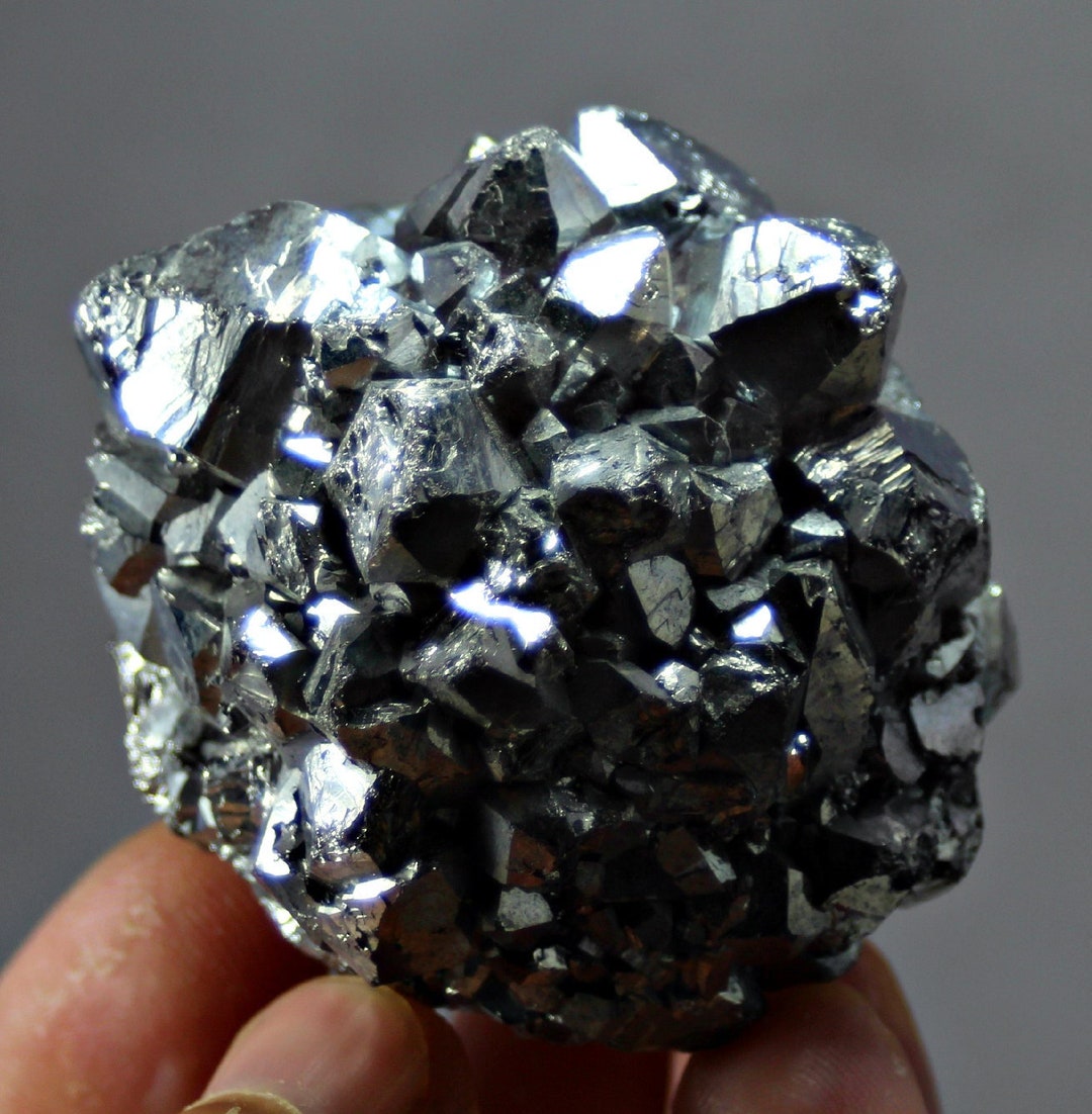 134.0 GM World Rare Galena Crystals Bunch Ball (museum Grade Silver ...
