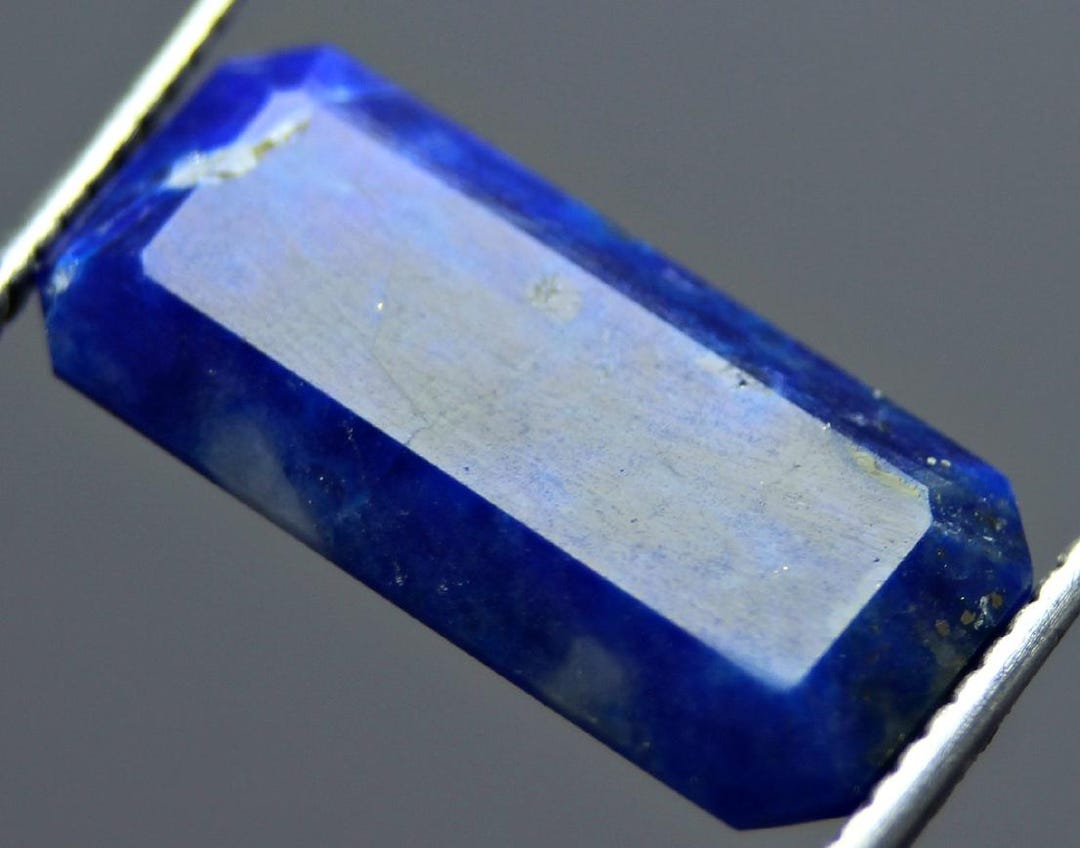 Blue Hauyne Blue Sodalite Emerald Cut Natural Blue Hauyne Loose ...