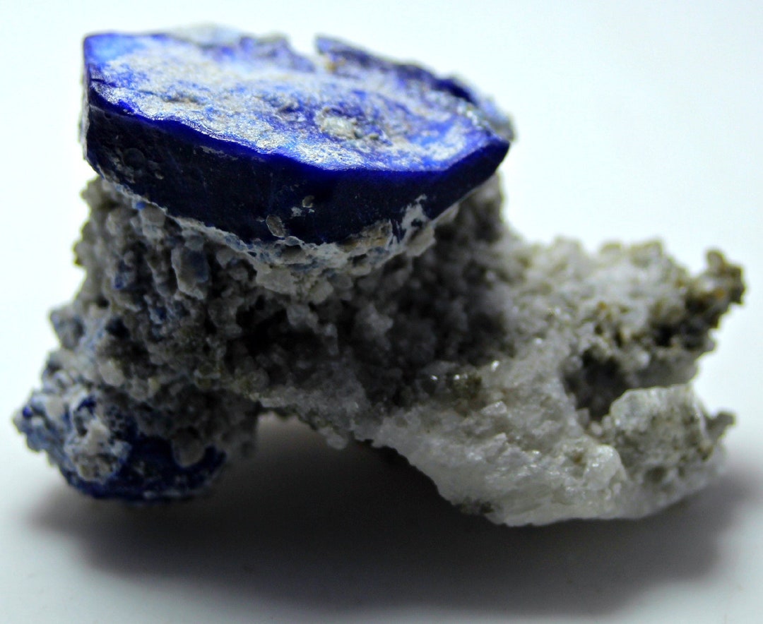 120.0 CT Blue Lazurite Crystal Specimen, Unusual Cap Crystal Lazurite ...