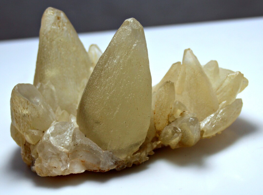 96.0 GM Dragon Tooth Calcite Crystals Specimen,laghman Afghanistan ...
