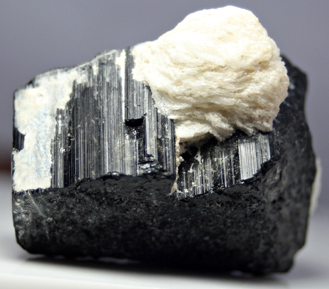 Green Dravite Tourmaline Crystal Skardu Mine Pakistan Water Etched ...