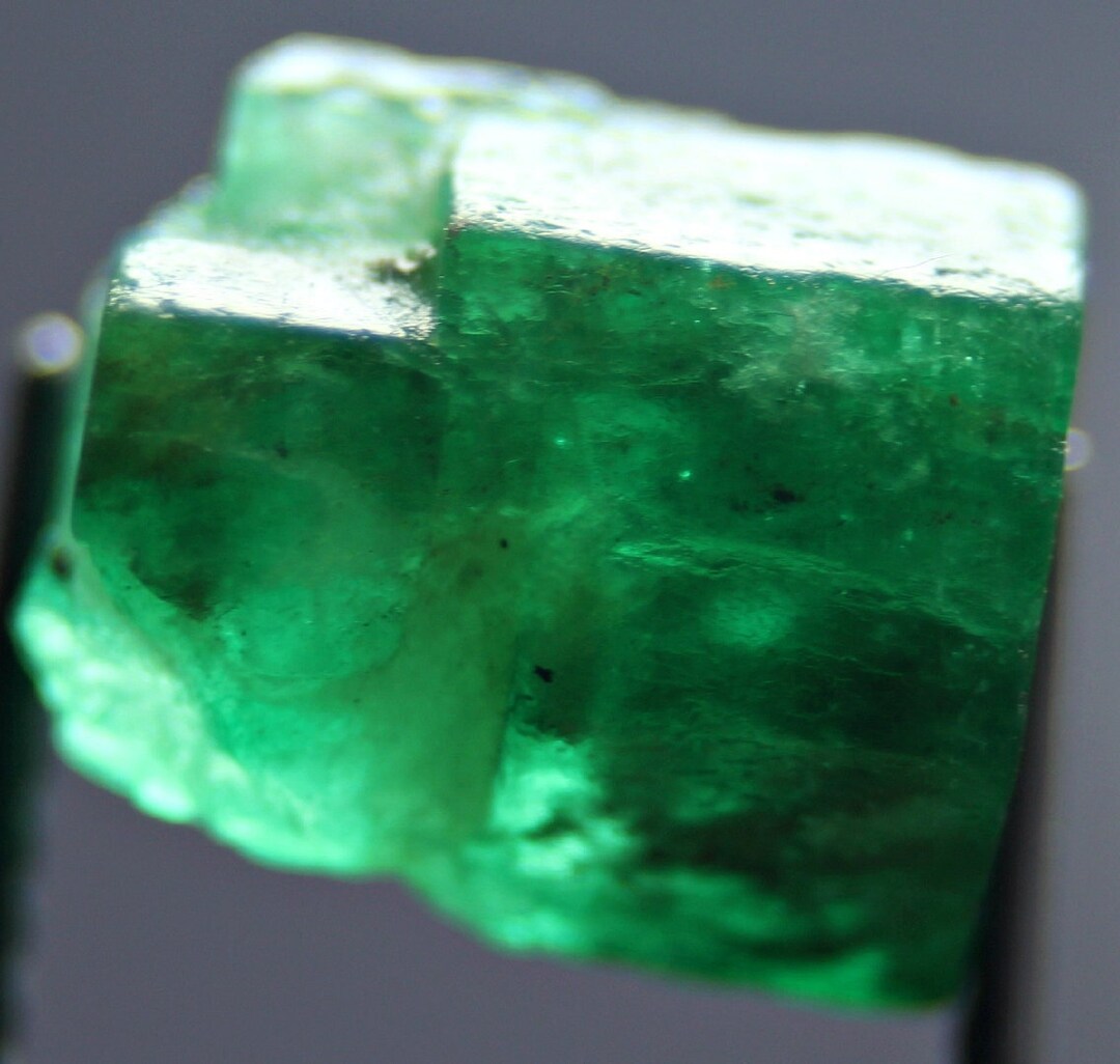 3.80 Ct EMERALD Crystal Lush Green Color Natural Emerald Facet - Etsy