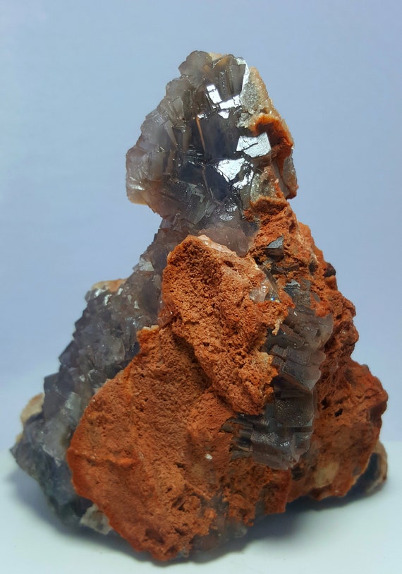 605.0 Gm Unusual Pyramid Shape Terminated Cubical Blue | Etsy