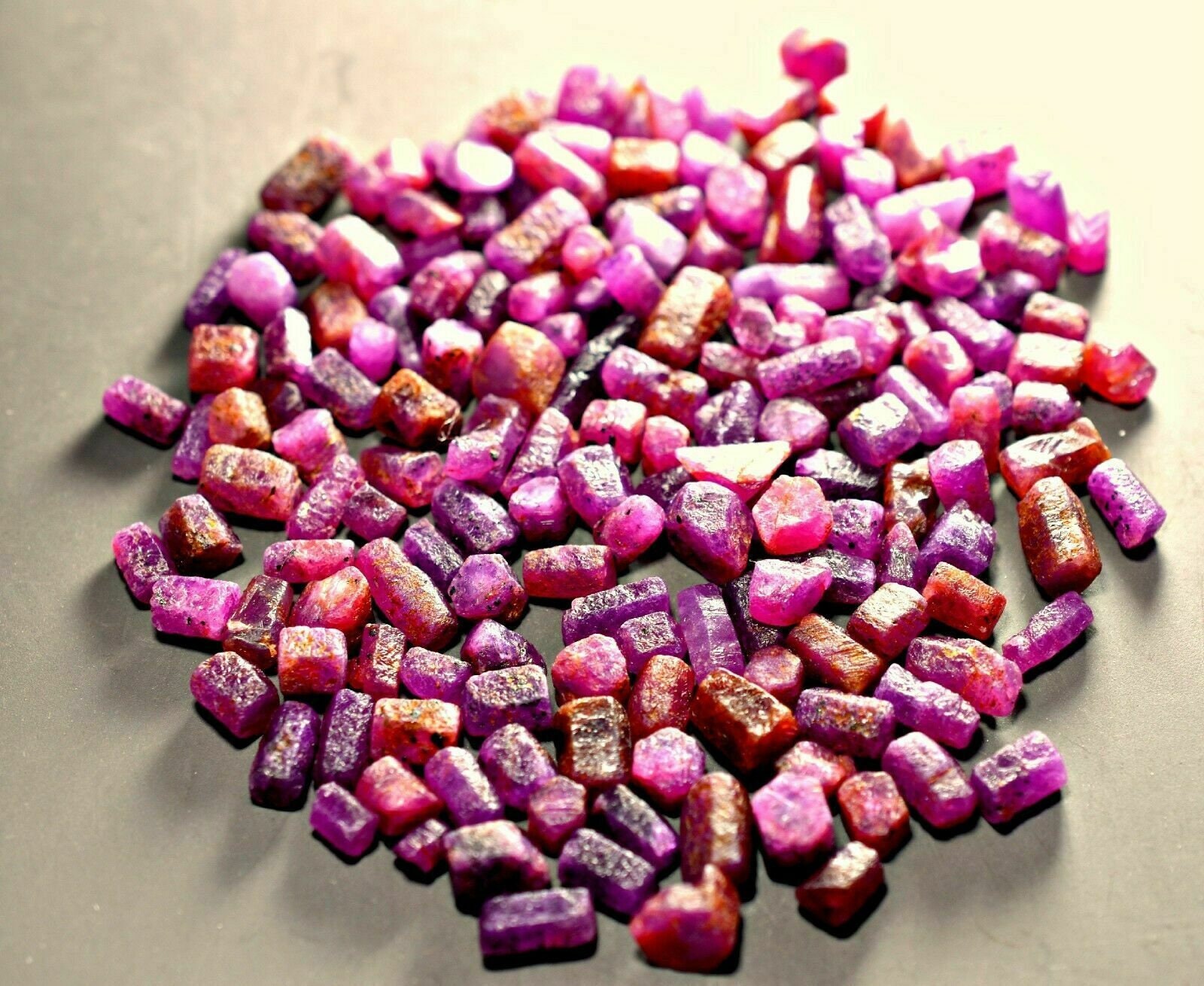 154 Gm Captivating Full Terminated Natural Red Ruby Crystals | Etsy