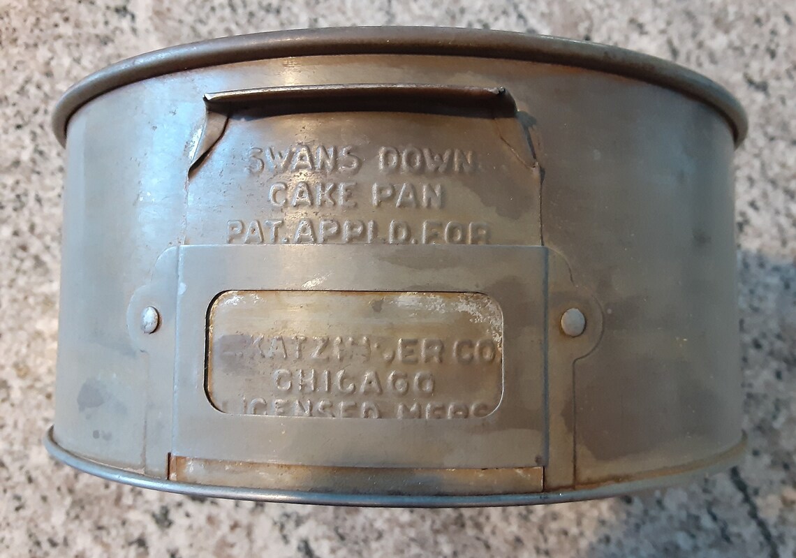 Swans Down Cake Flour Tube Pan 1920s Patent Pending - Etsy