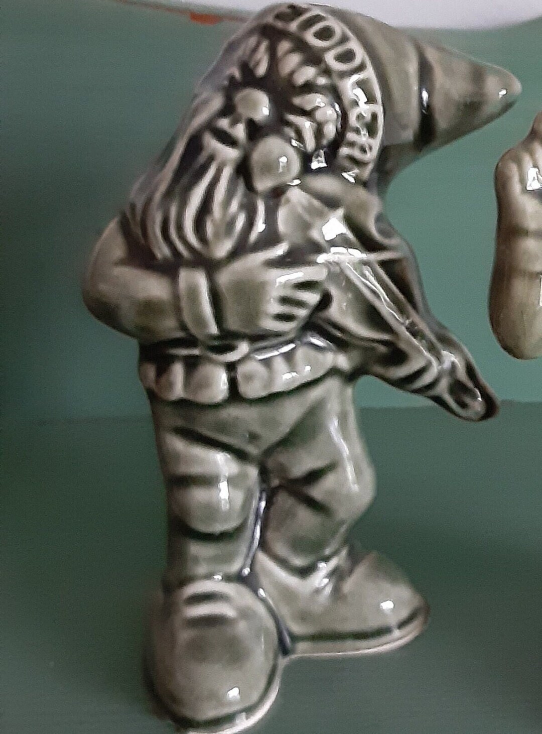 Irish Knock Pottery Fiddler Miniature Leprechaun Fairy Garden Figurine ...