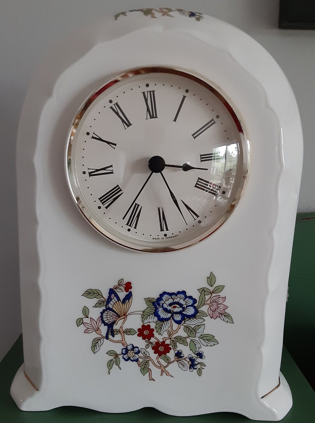 Vintage Royal Tara Ireland Bone China Mantle Clock Dresser - Etsy