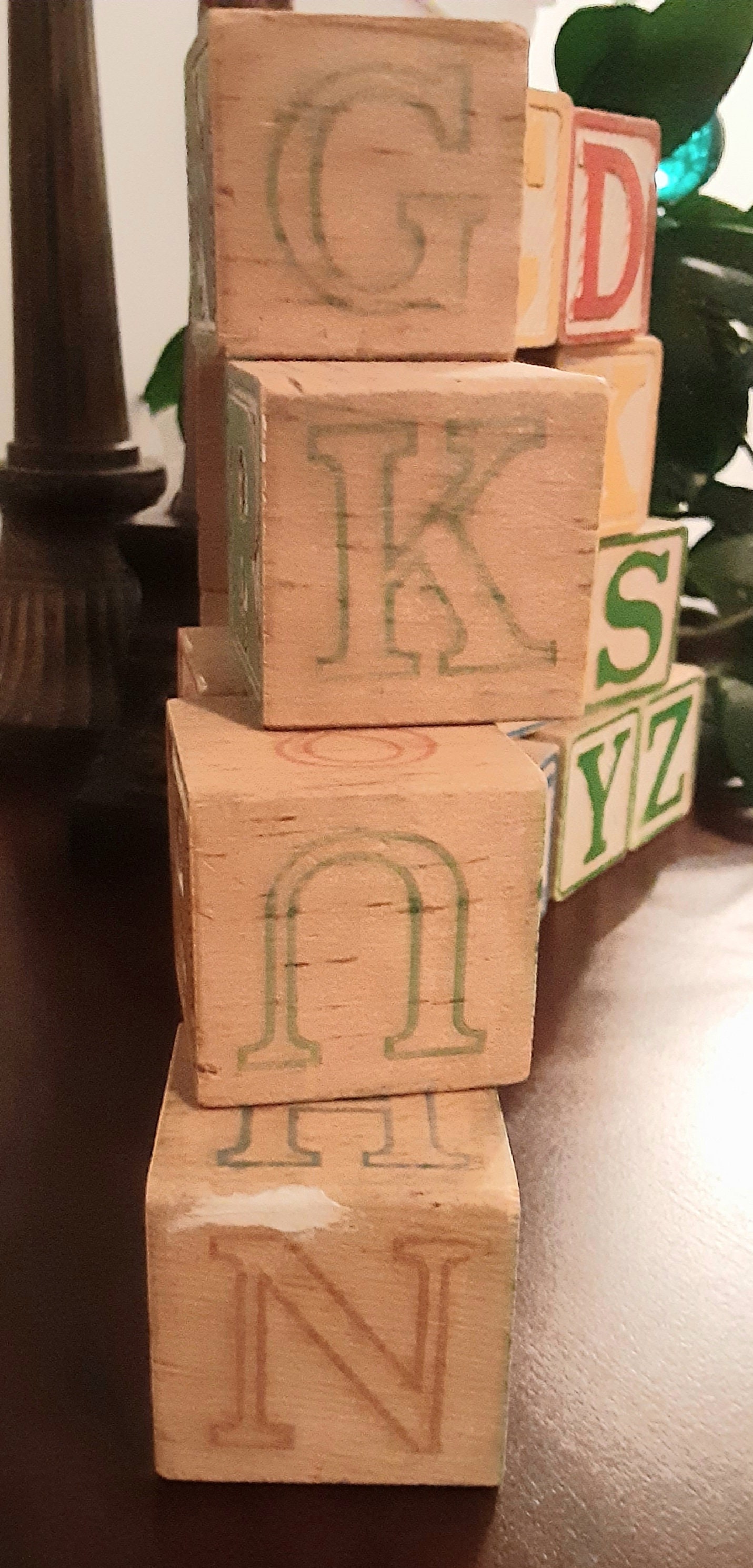 Children's Alphabet Blocks Vintage 1950s - Etsy