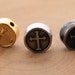 Stainless Steel Pill Beads With Cross Pattern for Jewelry - Etsy