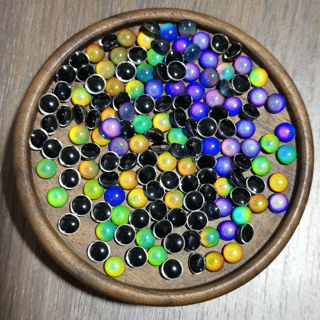 Mood Stones Round Shape Color Change Mood Cabochon for DIY - Etsy