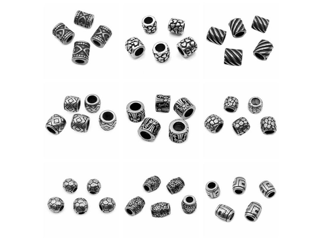 Stainless Steel Spacer Beads for Jewelry Bracelet Necklace Making - Etsy