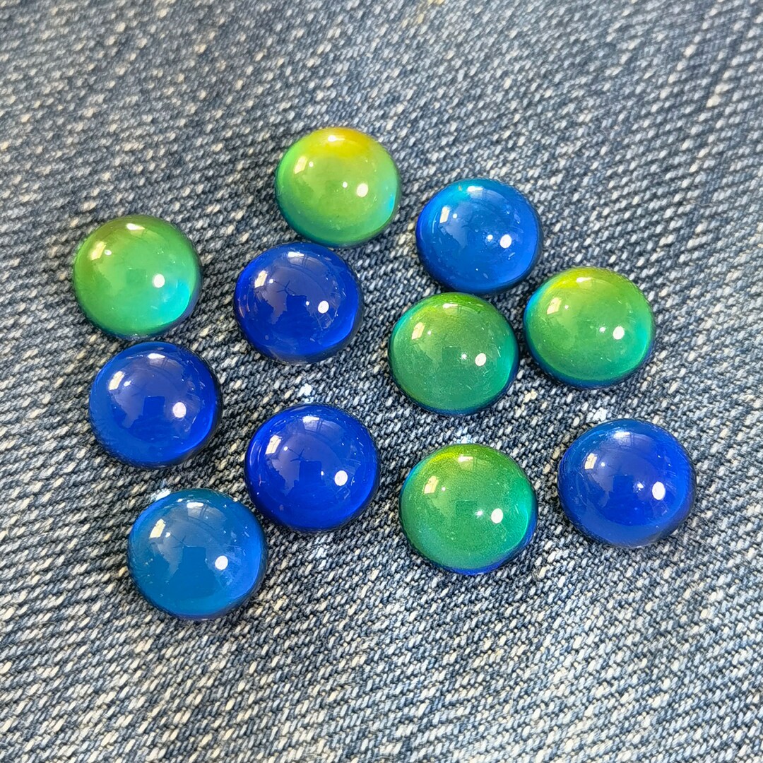 12 Colors Change Round Mood Beads - Etsy