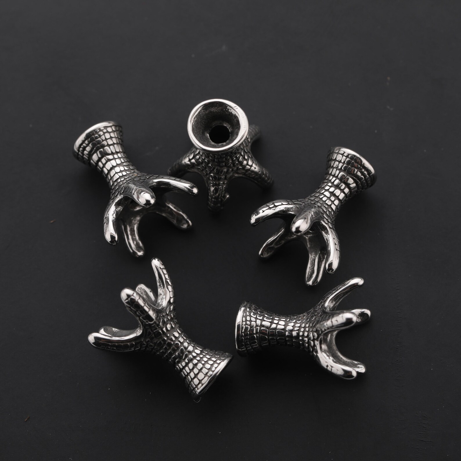 Stainless Steel Bird Claws Beads for Jewelry Bracelet Making - Etsy