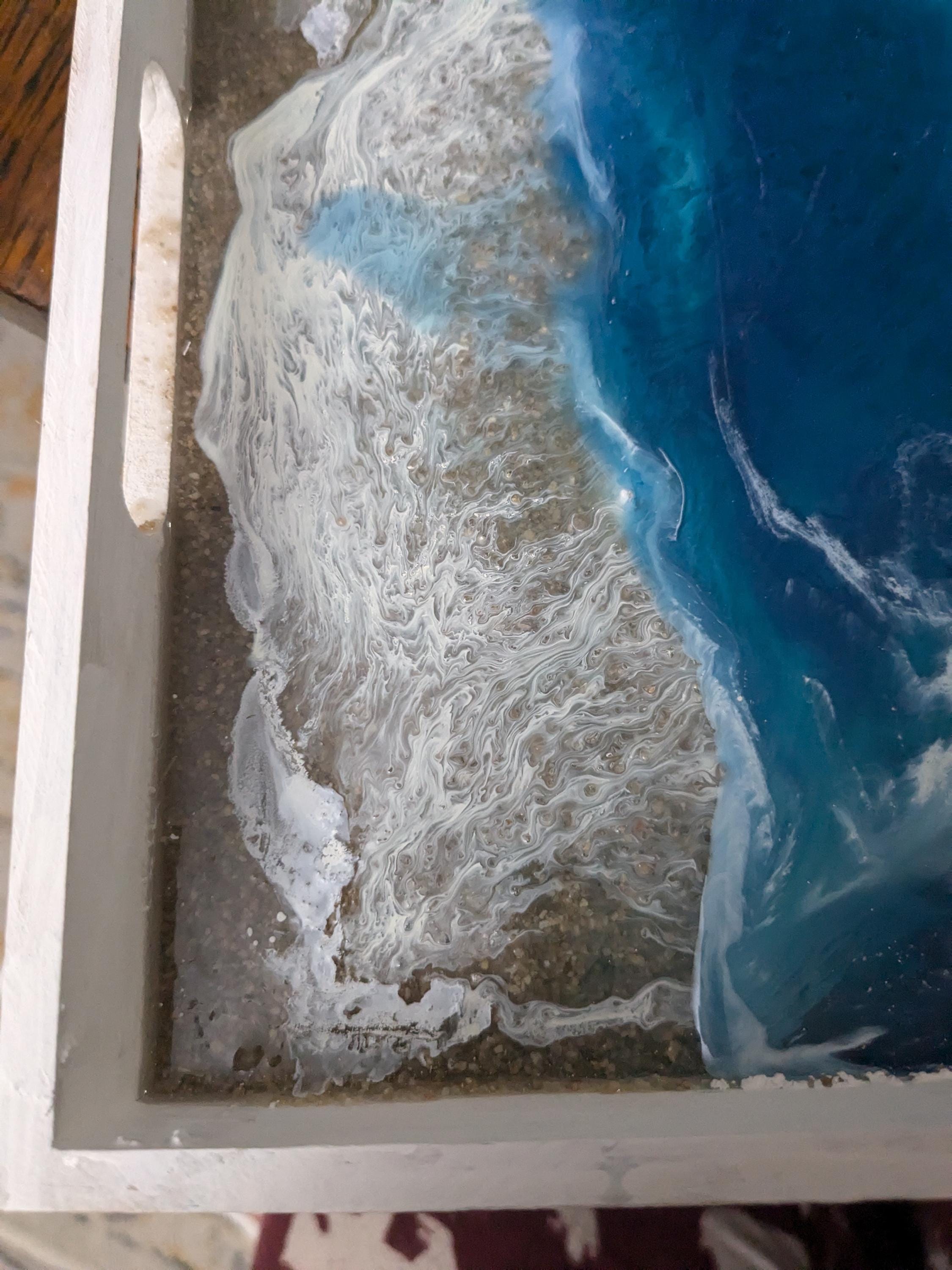 Ocean Resin Pour Tray - Etsy