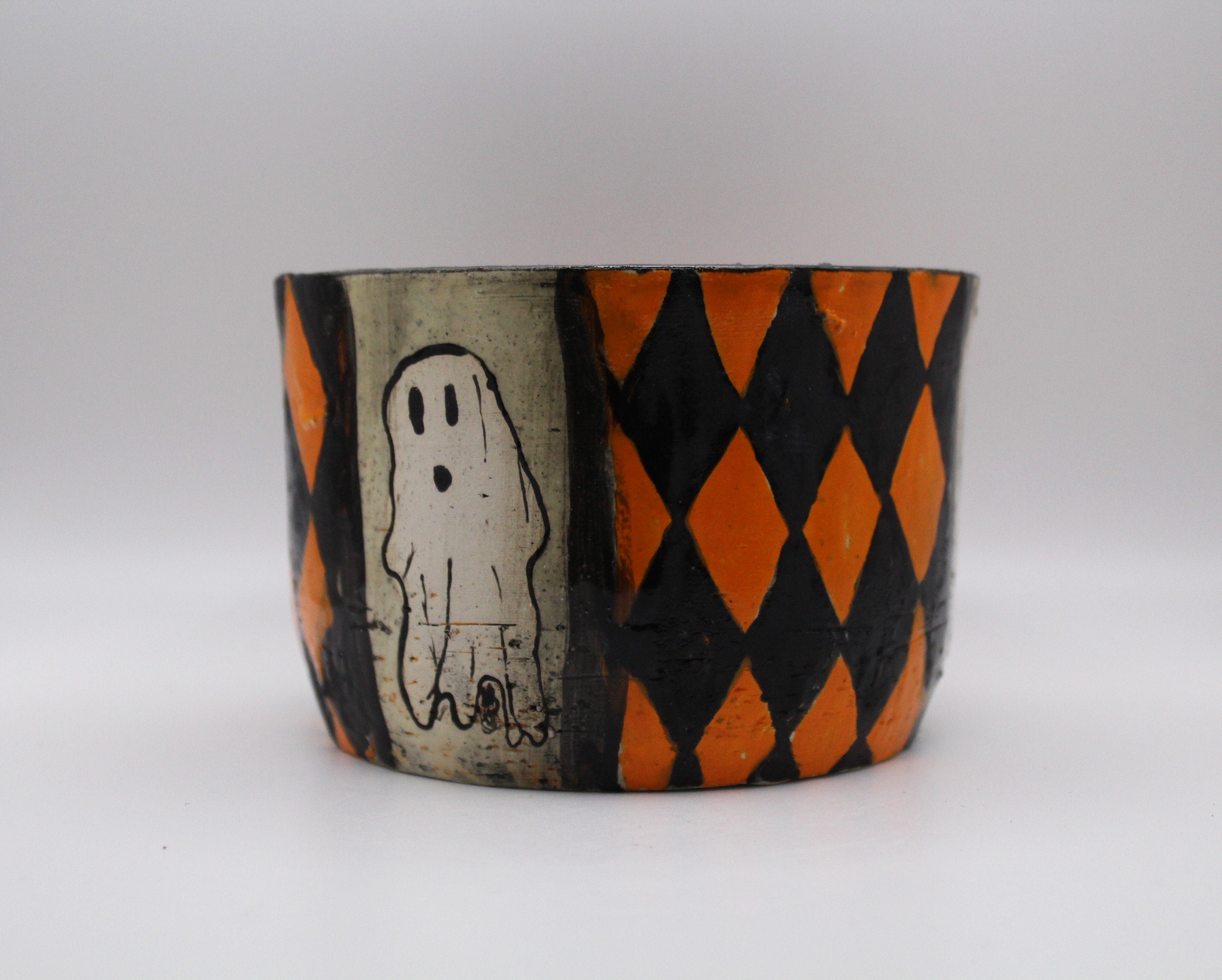 Ghost Candy Dish Vintage Halloween Handmade Pottery - Etsy