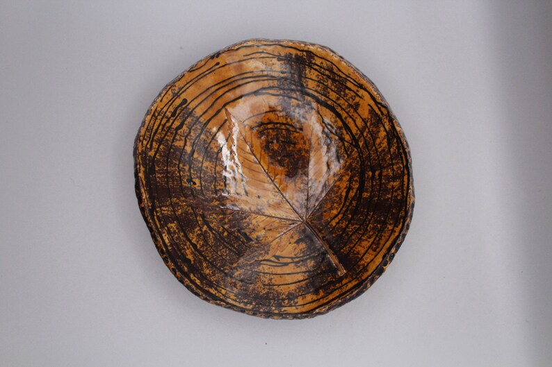 Amber Ceramic Pot Plate - Etsy