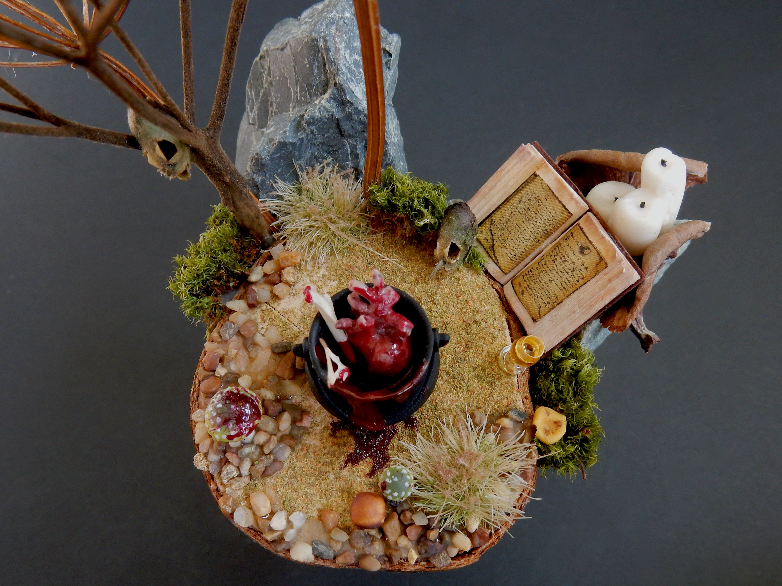 Witch Diorama Witch Terrarium Crime Scene Diorama Baba Yaga - Etsy