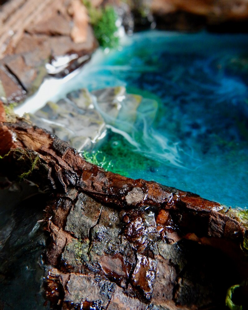 Hot Springs Diorama, Lagoon Diorama, Forest Lake Diorama, Tropical Lake ...