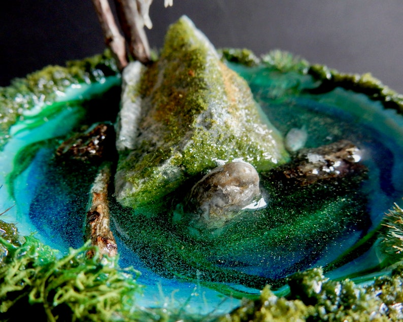 Lagoon Diorama Fishing Diorama Fairy Garden Fish Fairy - Etsy
